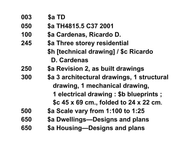 Catalog entries of nonbook materials | PPT