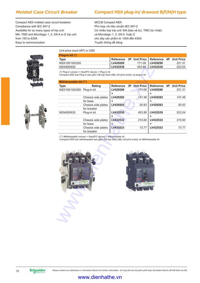 Cataloge schneider compact nsx | PDF