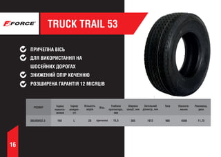 FORCE TRUCK TIRES CATALOGUE | PDF
