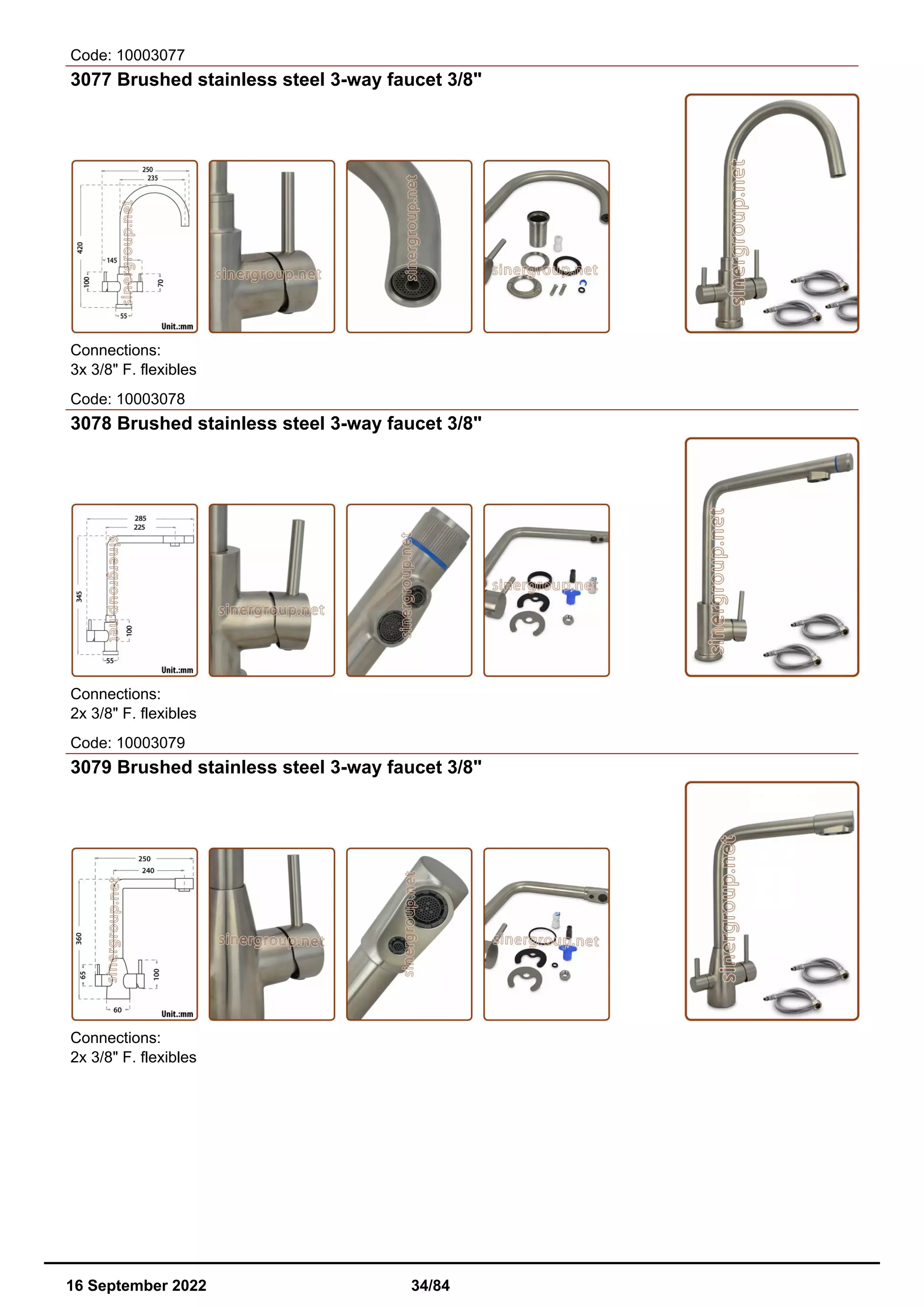 Faucets columns fonts catalog | PDF