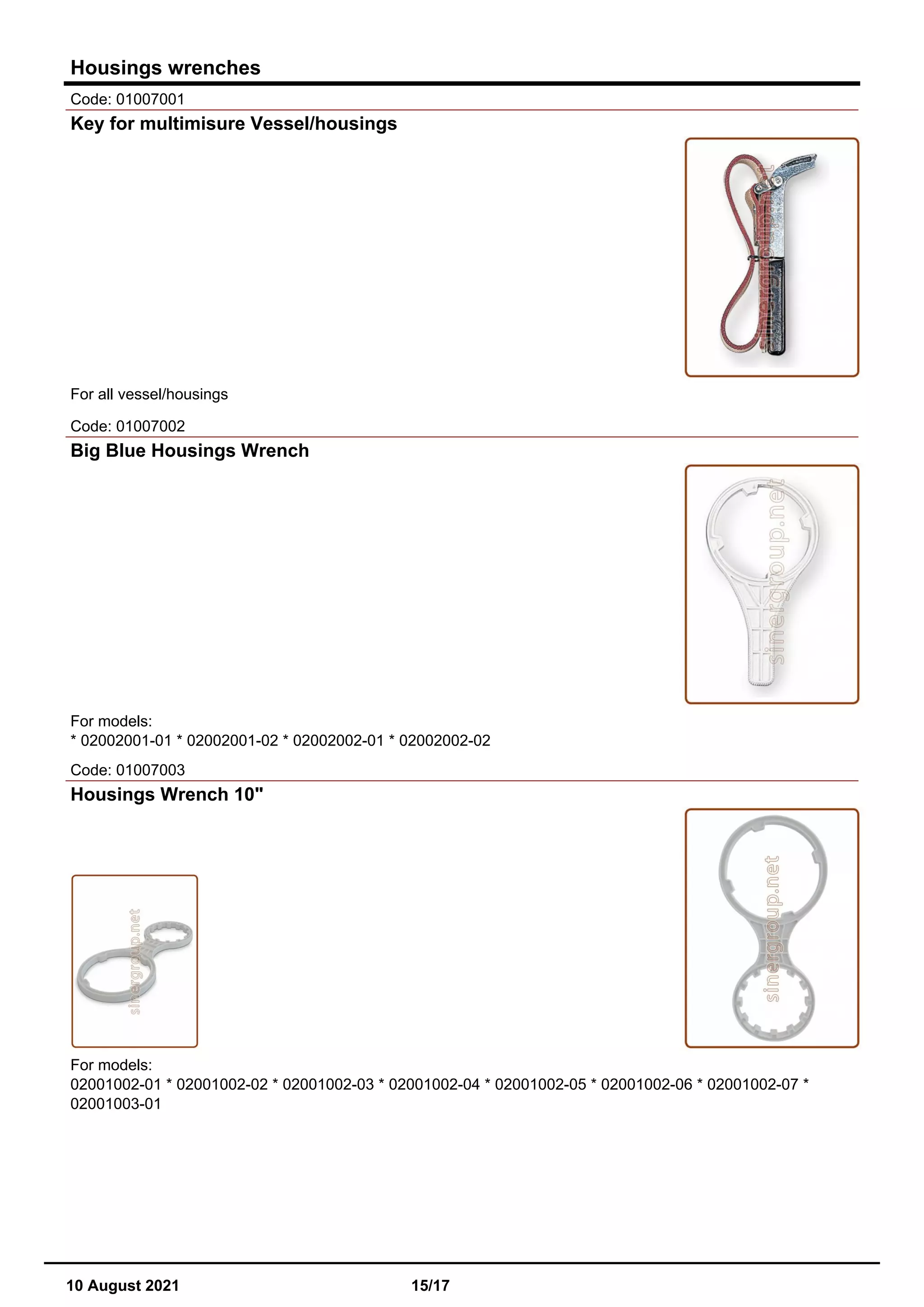 Filter housings catalog | PDF