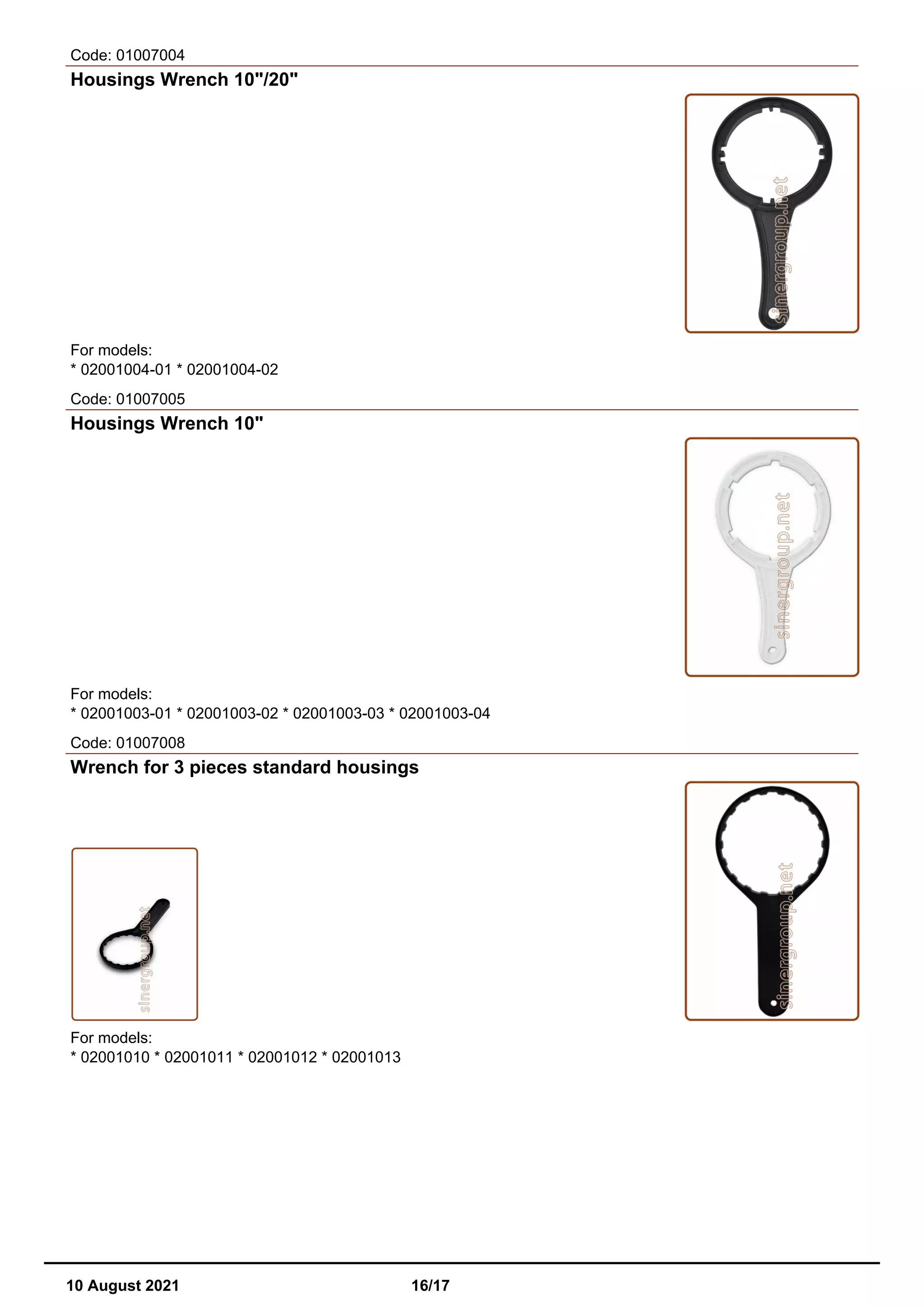 Filter housings catalog | PDF