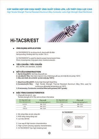 Catalog for bare conductor- tnhhkimxuan | PDF