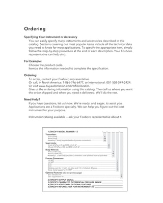 Foxboro Pneumatic Instruments | PDF