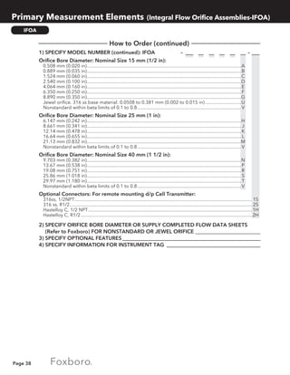 Foxboro Pneumatic Instruments | PDF