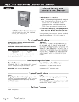 Foxboro Pneumatic Instruments | PDF