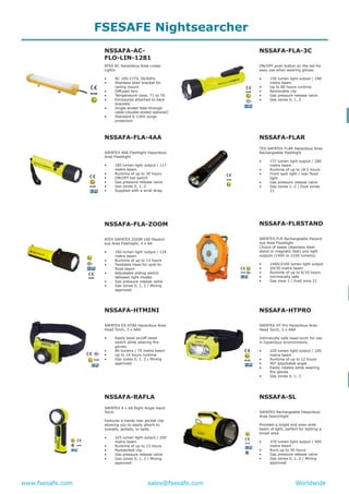 FSE SAFE Products Explosion Proof Lights and Fans - Marine Safety ...