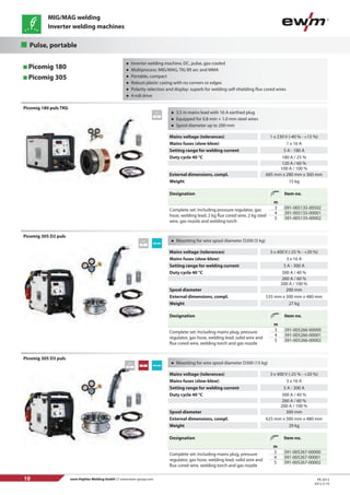 Product Catalogue EWM | PDF