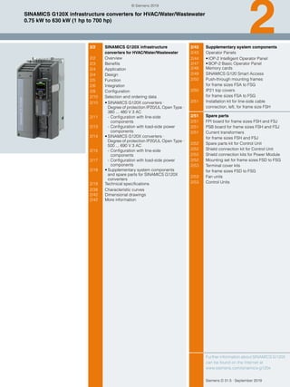 Tải Catalog biến tần Siemens Sinamic G120X | PDF
