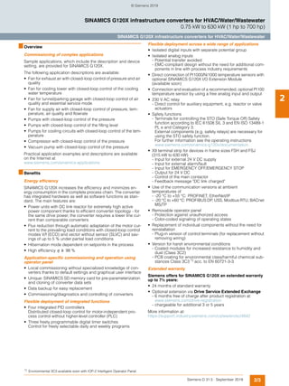 Tải Catalog biến tần Siemens Sinamic G120X | PDF