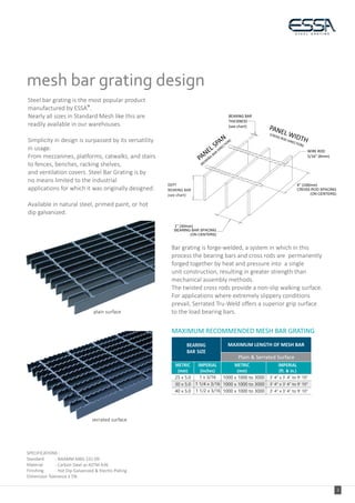 GRATING STEEL - ESSA™ | PDF