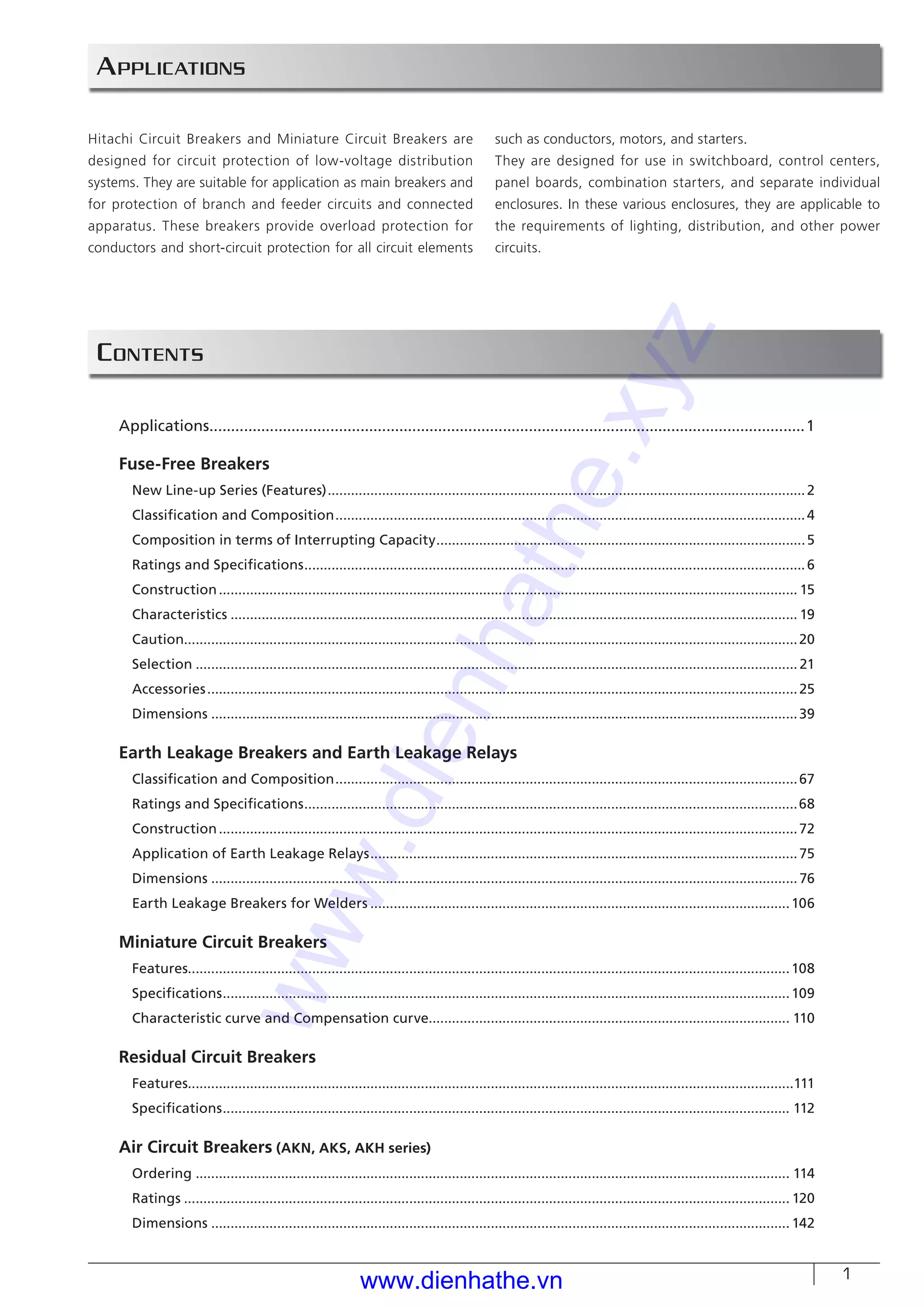 Catalog hitachi mcb mccb hitachi-dienhathe.org