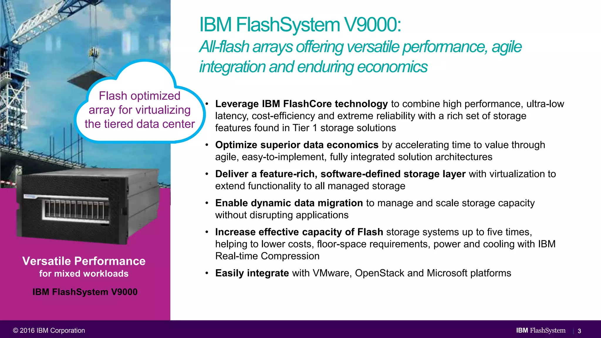 Software Defined Agility for IBM FlashSystem V9000 | PPTX