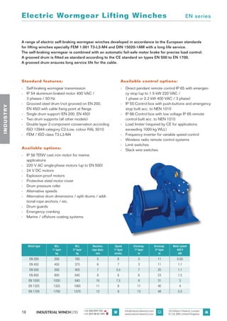 Product catalog of Industrial Winch | PDF