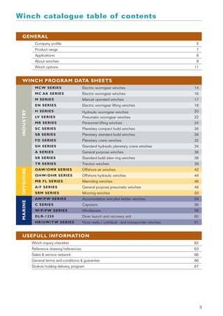 Product catalog of Industrial Winch | PDF