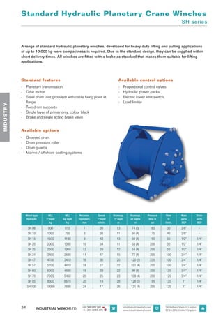 Product catalog of Industrial Winch | PDF