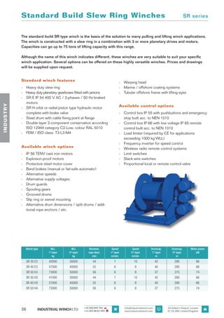 Product catalog of Industrial Winch | PDF