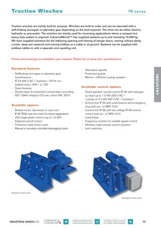 Product catalog of Industrial Winch | PDF