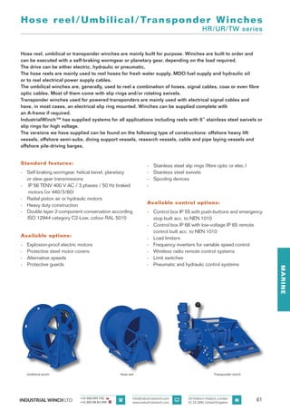 Product catalog of Industrial Winch | PDF