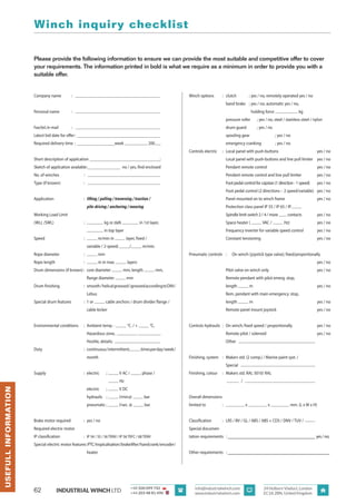 Product catalog of Industrial Winch | PDF