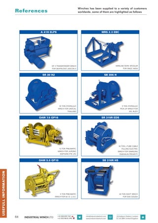 Product catalog of Industrial Winch | PDF