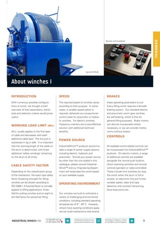 Product catalog of Industrial Winch | PDF