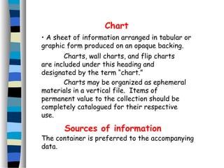 Cataloging charts | PPT