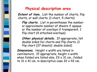 Cataloging charts | PPT
