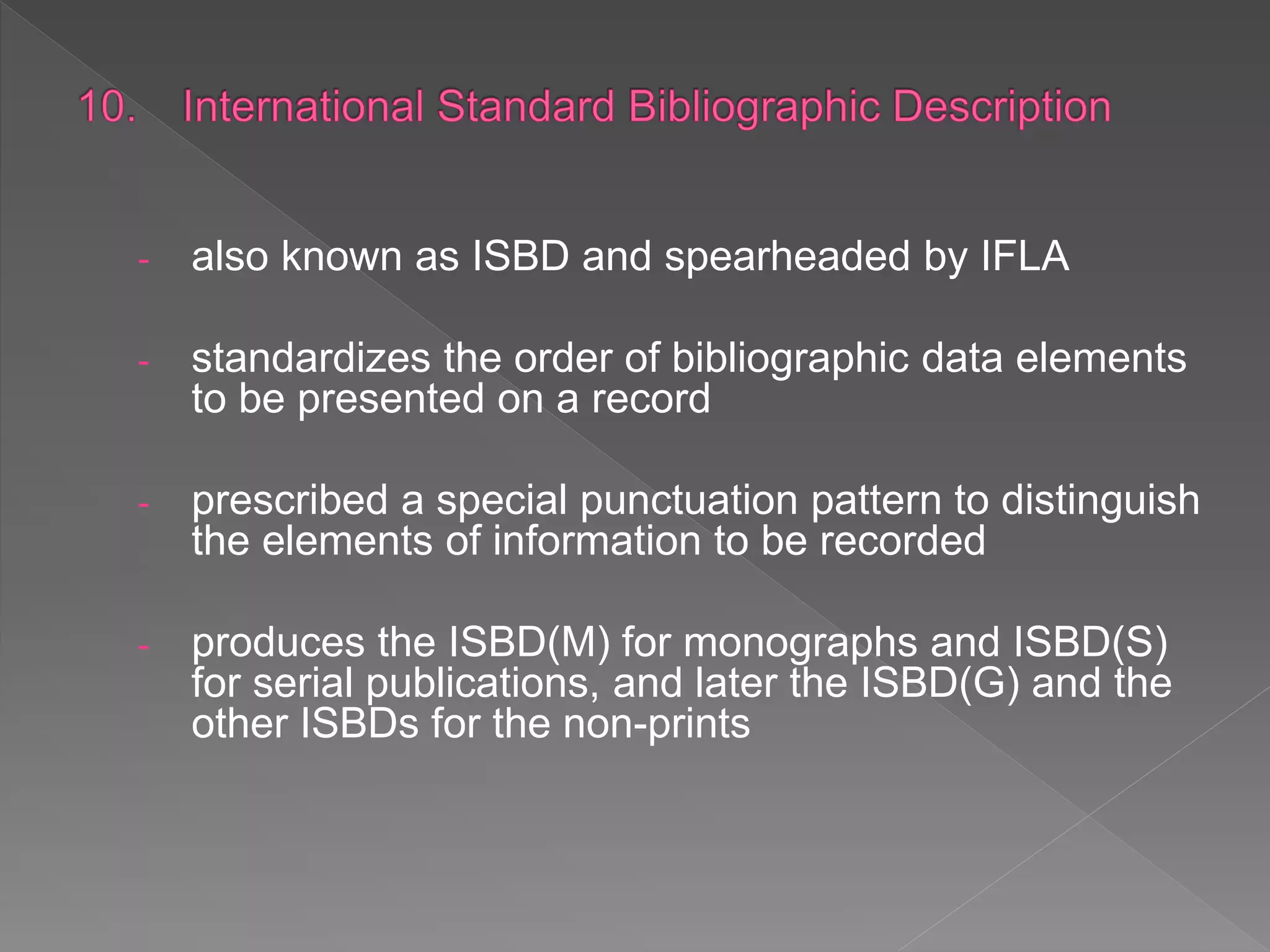 Introduction to Cataloging and Classification | PPT