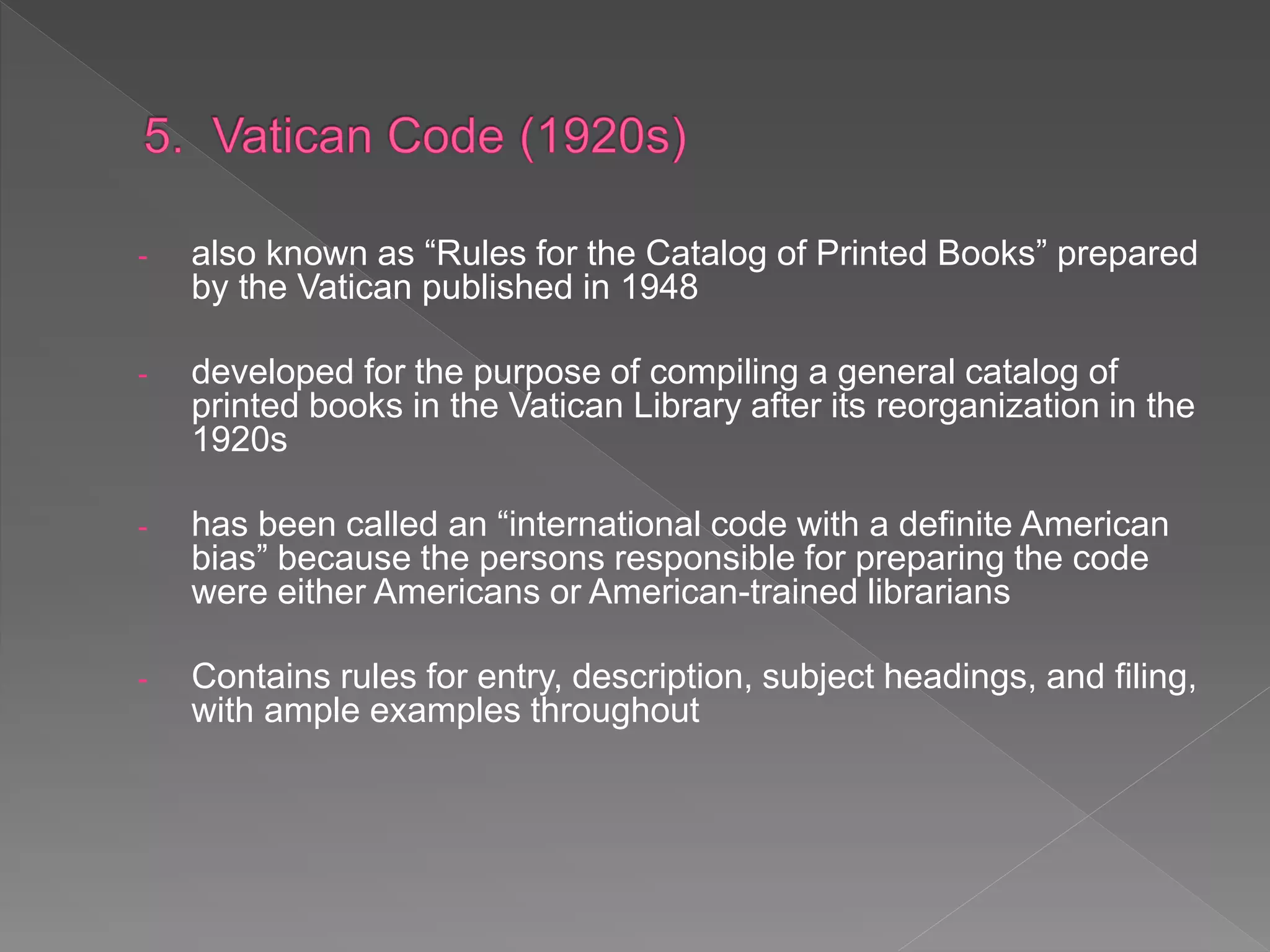 Introduction to Cataloging and Classification | PPT