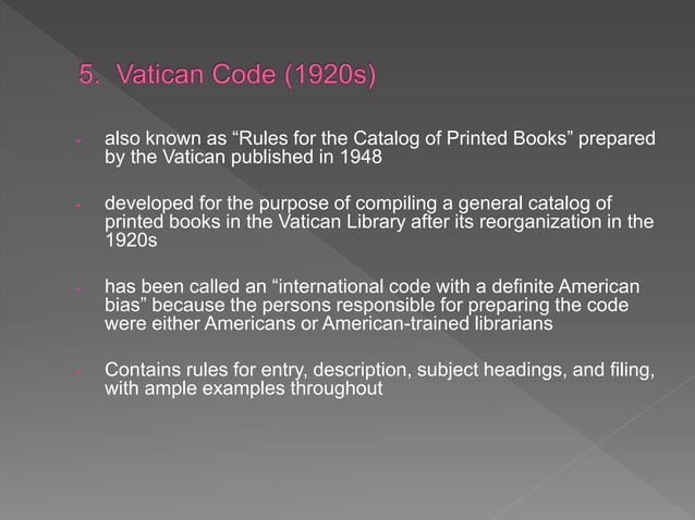 Introduction to Cataloging and Classification | PPT