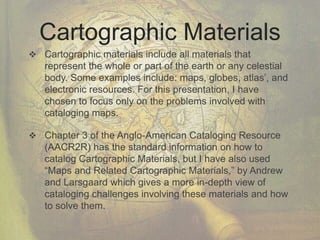 Cataloging maps | PPTX