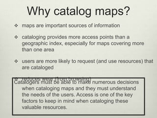 Cataloging maps | PPTX
