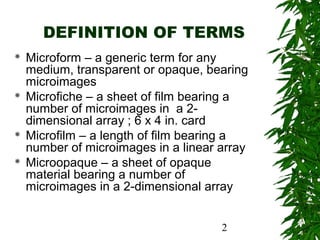 Cataloging microforms | PPT