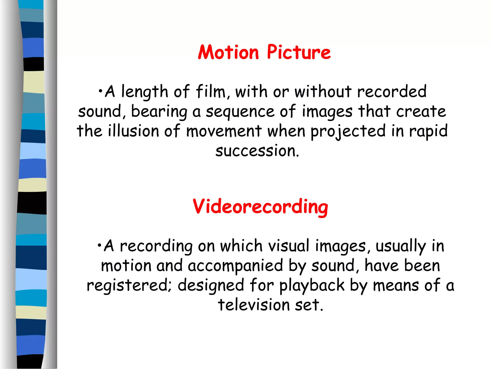 Cataloging motionpictures and video recordings | PPT