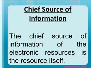 Cataloging of computer software | PPTX | Desktop Publishing | Computer Software and Applications