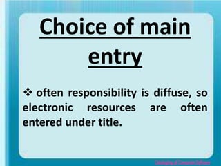 Cataloging of computer software | PPTX | Desktop Publishing | Computer Software and Applications