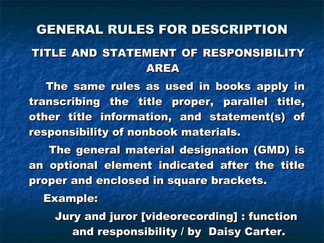 Cataloging of nonbook materials edited | PPT | Desktop Publishing | Computer Software and ...