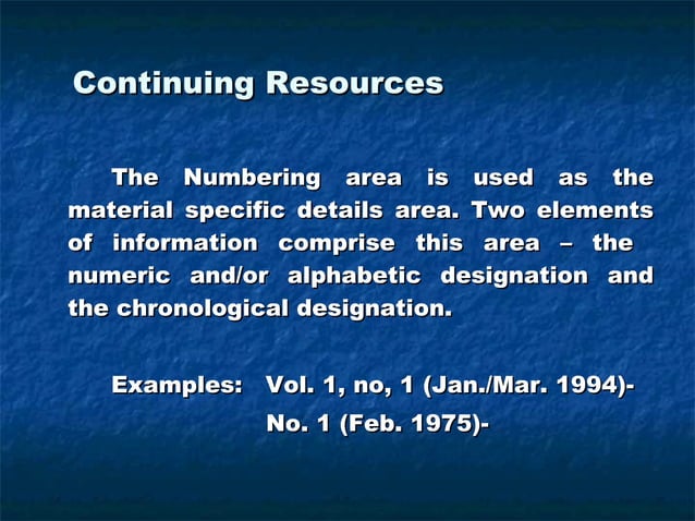 Cataloging of nonbook materials edited | PPT | Desktop Publishing | Computer Software and ...
