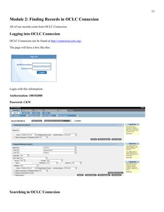 Cataloging Training Manual | DOCX