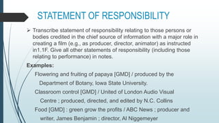 Cataloging video formats | PPTX