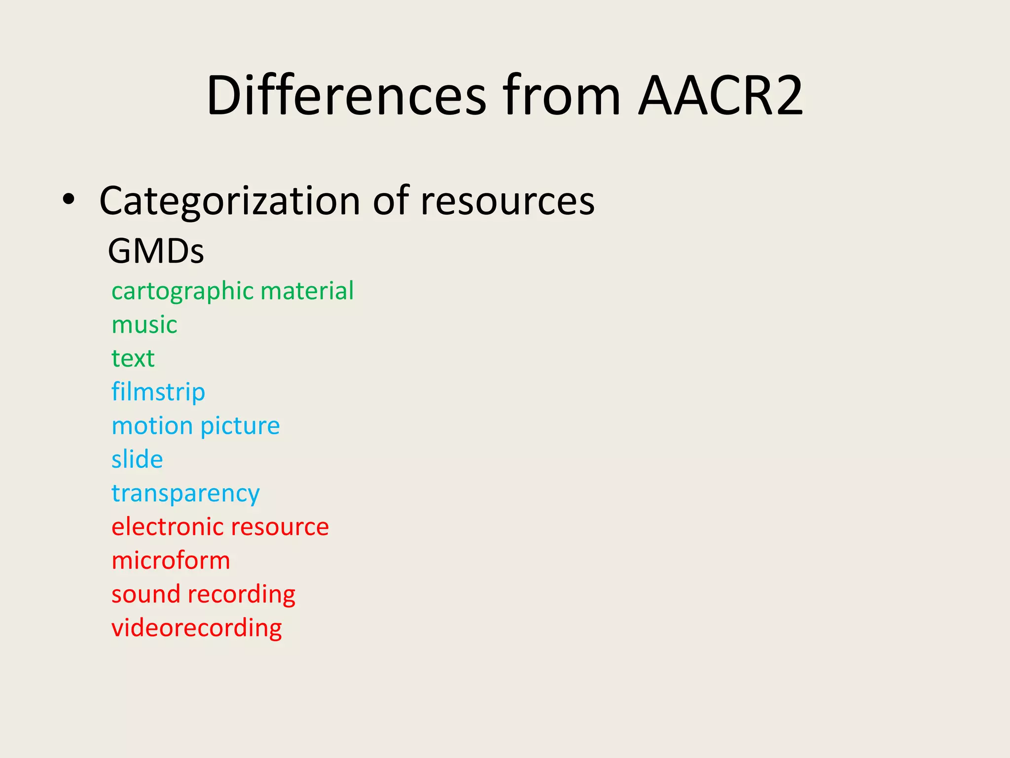 Cataloging with RDA: An Overview | PPTX