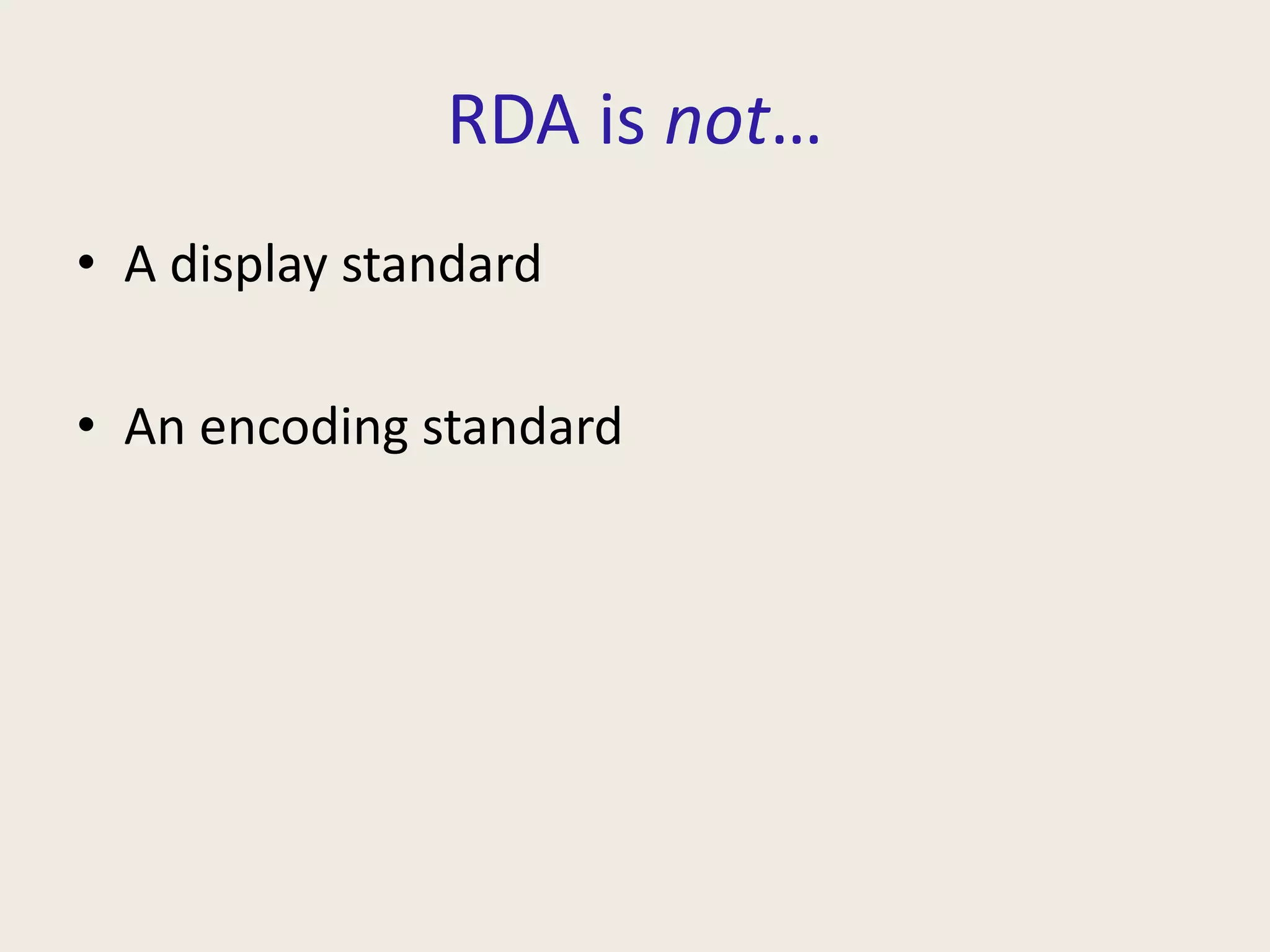 Cataloging with RDA - Western New York Library Resources Council | PPTX ...