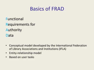 Cataloging with RDA - Western New York Library Resources Council | PPT