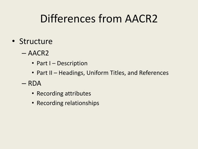 Cataloging with RDA - Western New York Library Resources Council | PPT