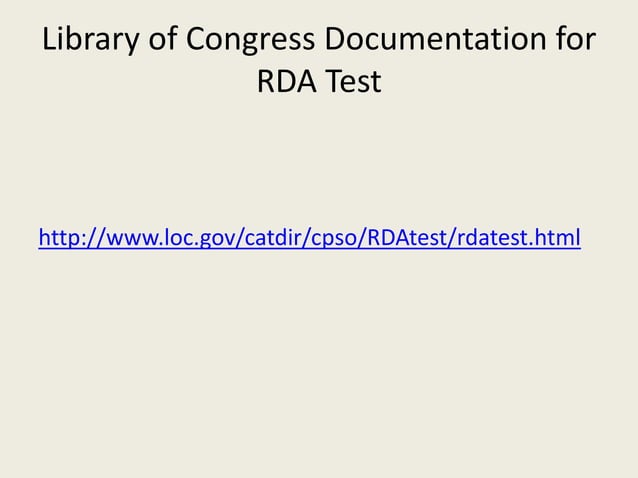 Cataloging with RDA - Western New York Library Resources Council | PPT