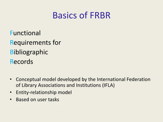 Cataloging with RDA - Western New York Library Resources Council | PPT