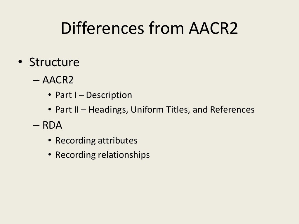 Cataloging with RDA - Western New York Library Resources Council