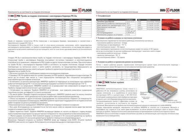 Catalog innofloor Intermetal 2020 | PPT