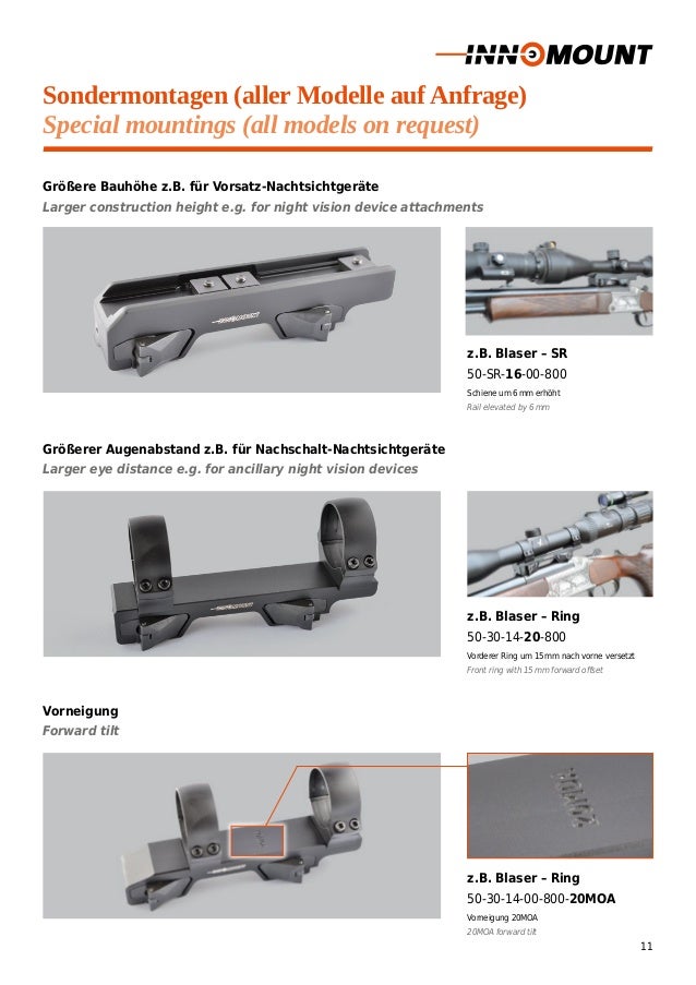 Catalog INNOMOUNT | Optics Trade | 2014
